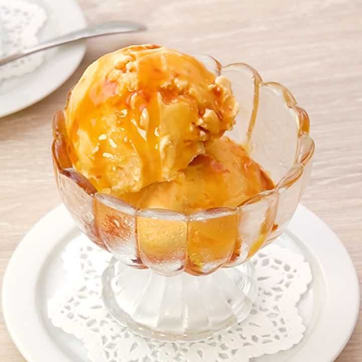 市販のプリンを活用♪ プリンアイスのレシピ動画・作り方 | DELISH KITCHEN