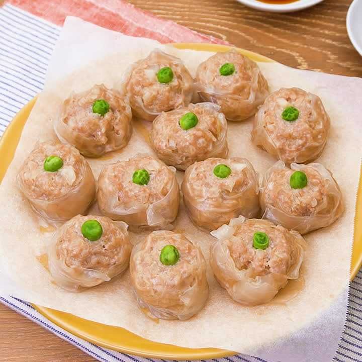 ちゅるもち食感！ ライスペーパーしゅうまいのレシピ動画・作り方 | DELISH KITCHEN