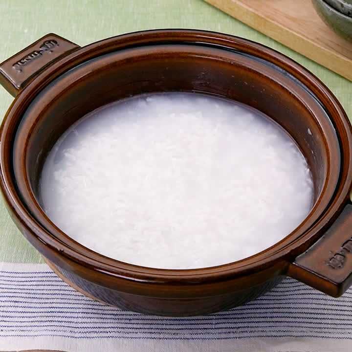 米から煮るからおいしい！ 土鍋で作るお粥のレシピ動画・作り方 デリッシュキッチン 7369